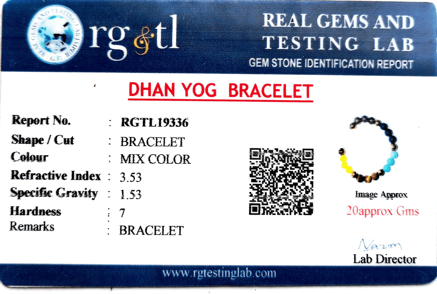 Dhan yog Bracelet – Urja Ghar
